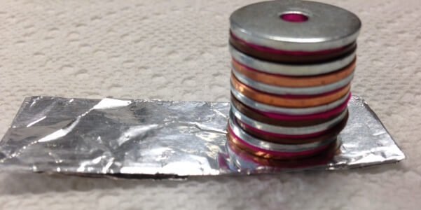 Classroom Activity: Lighting an LED with a Voltaic Pile | Cyber.org
